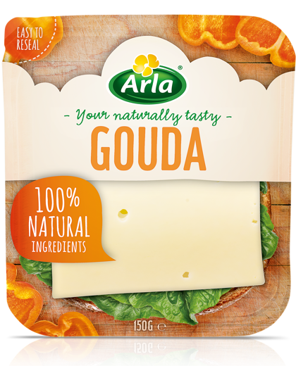 Arla® Quesos en lonchas y al corte Lonchas Gouda 150g | Arla Foods ... Arla® Quesos en lonchas y al corte Lonchas Gouda 150g | Arla Foods ...